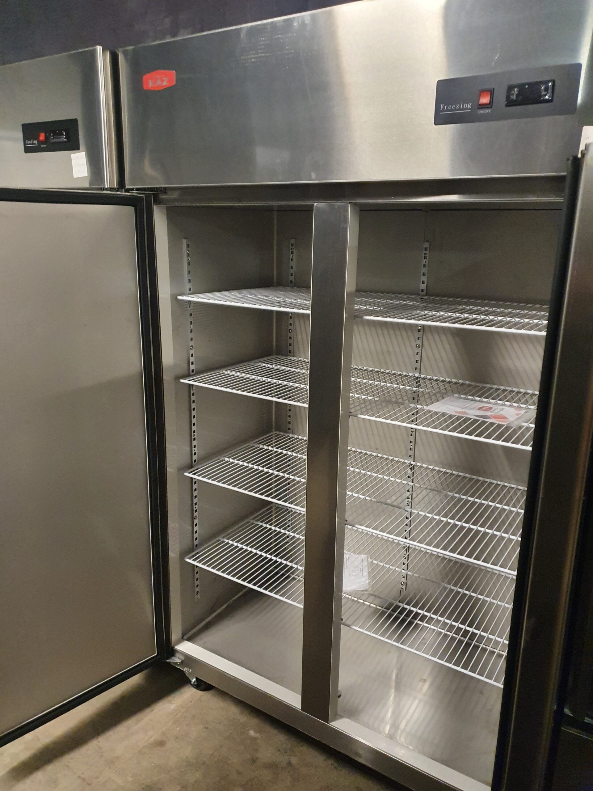 Double Stainless Steel Freezer - Cook Cool Catering Equipment